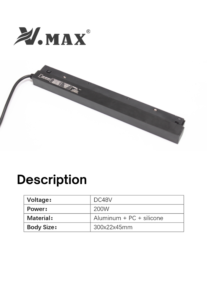 48V Magnetic Light Driver for Magnetic Track | High Quality | Kuwait
